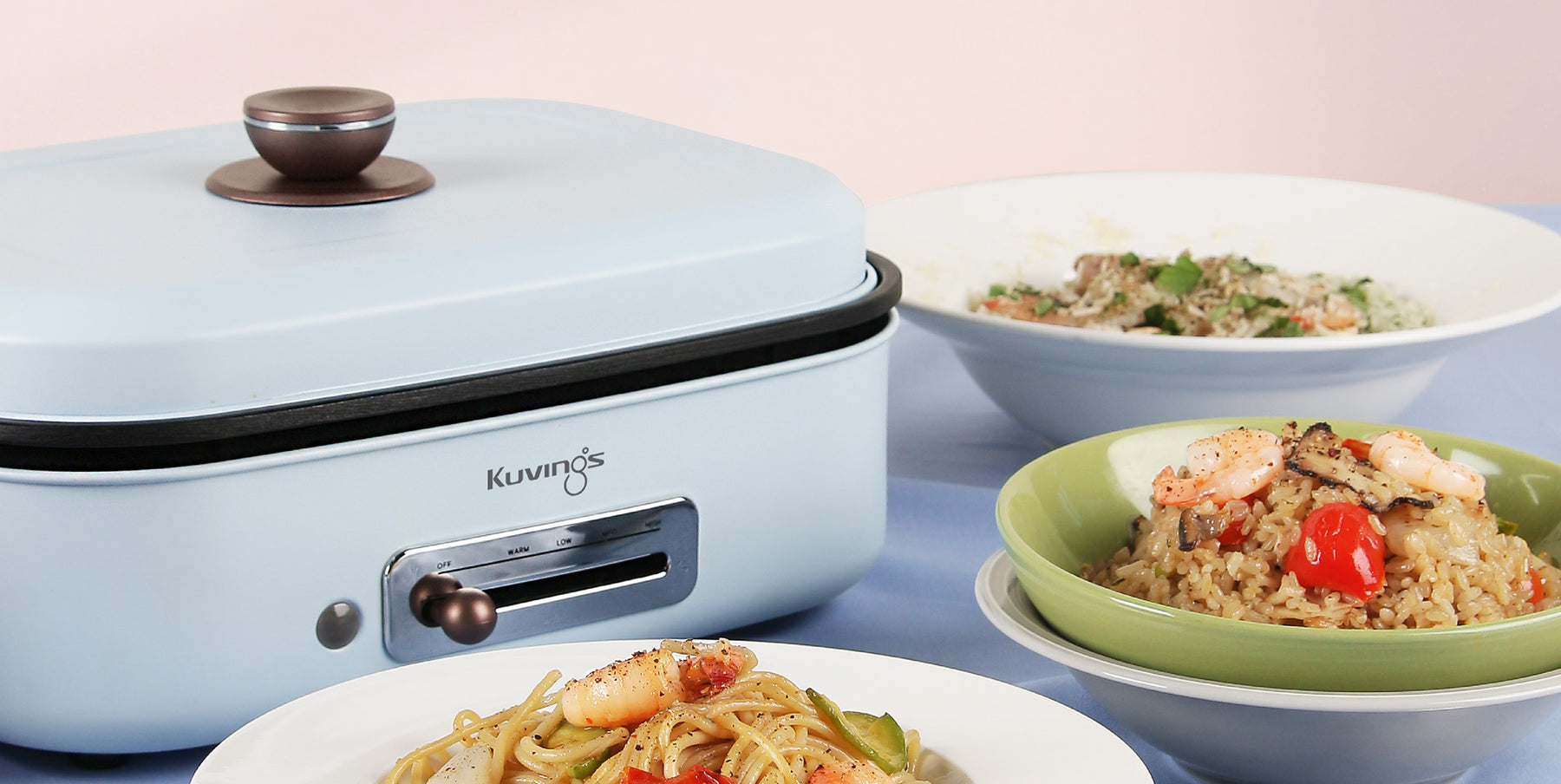 Kuvings Multi-Function Cooker 5 Plates | Everyday Cooking, BBQ, Hotpot ...